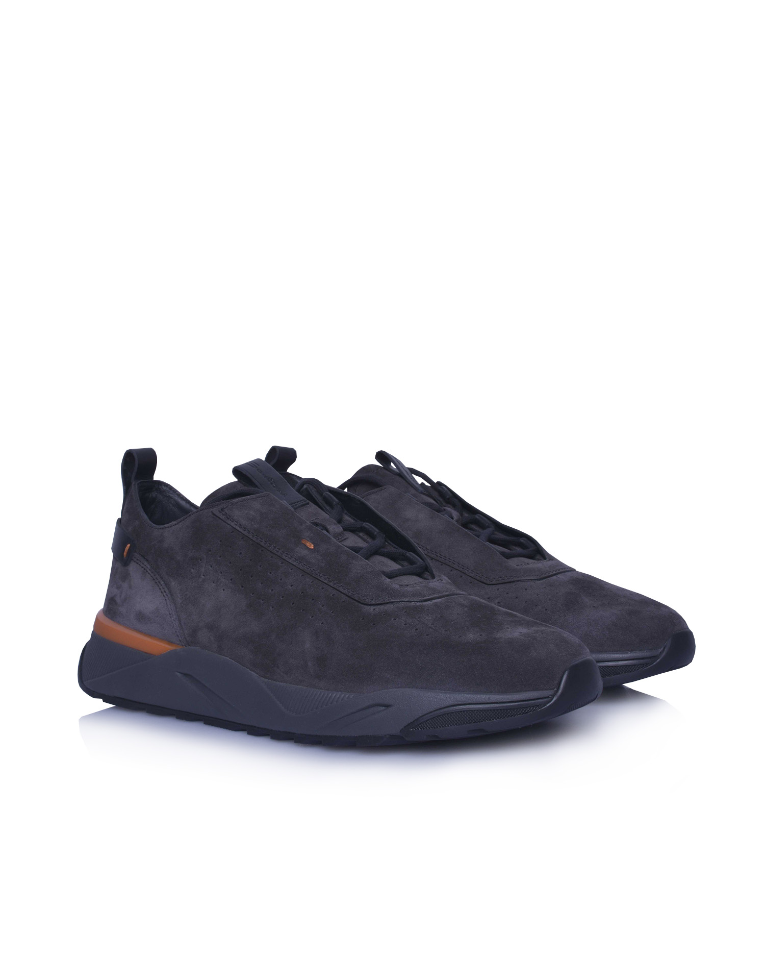 Купить темно-коричневые кроссовки SANTONI в Ташкенте | Glamour Boutique