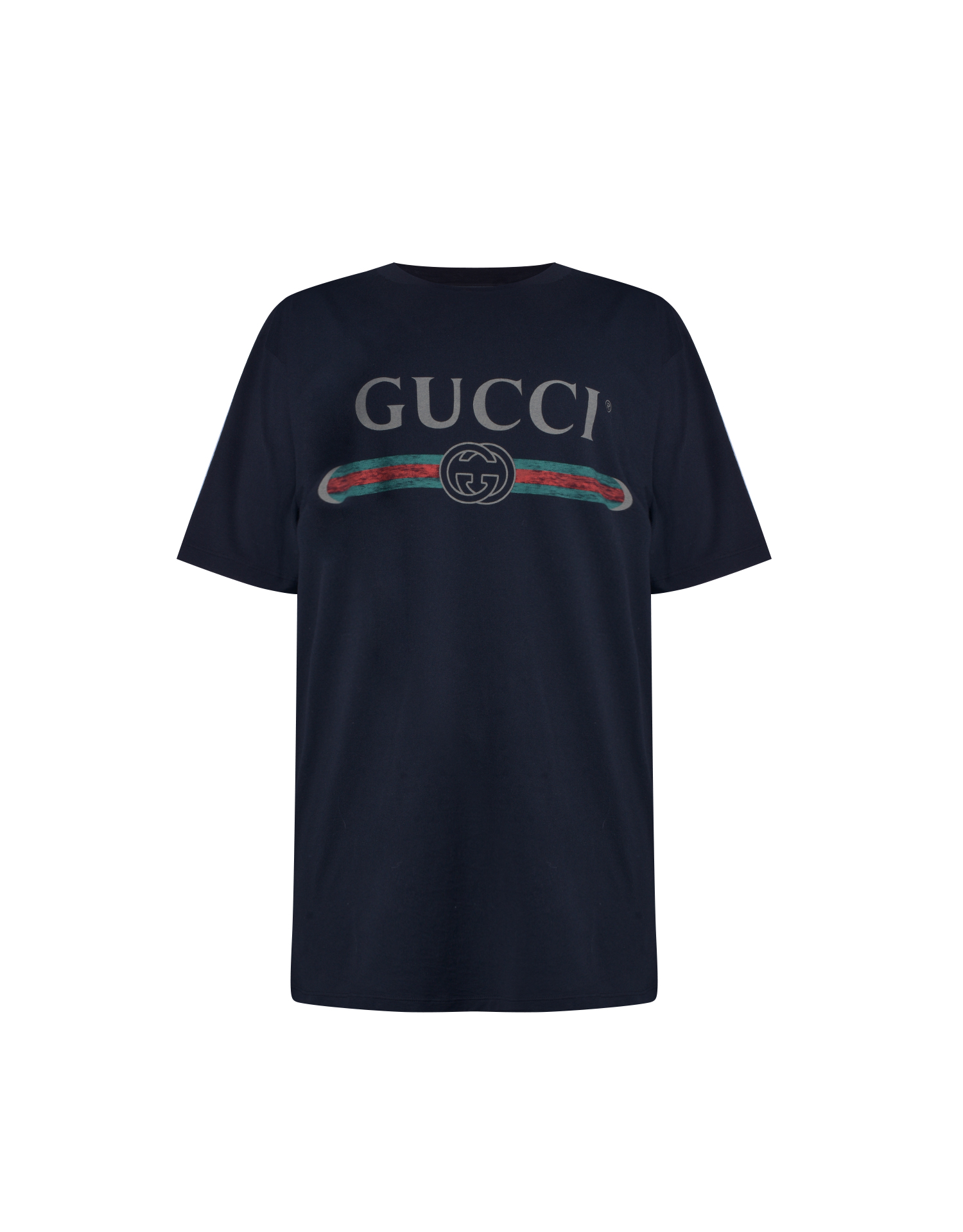 Купить черную футболку-оверсайз GUCCI в Ташкенте | Glamour Boutique